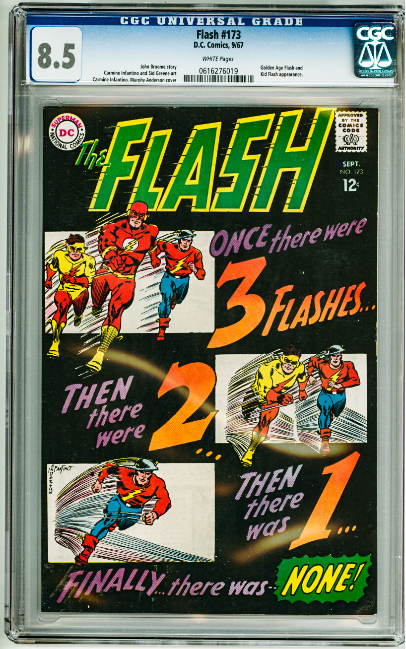 The Flash #173 (1967) CGC 8.5! White Pages! | Comic Books - Silver Age ...