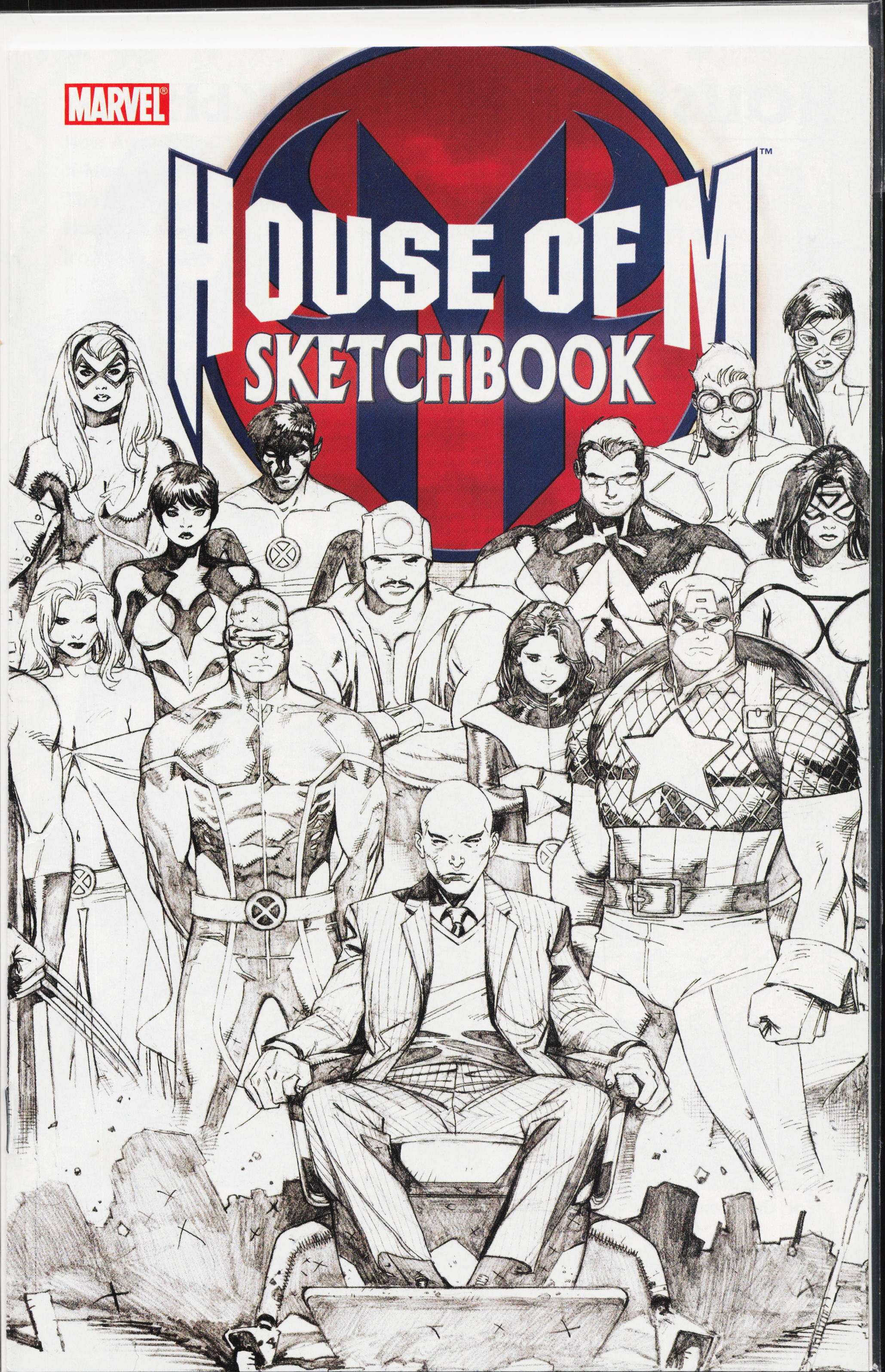 House of M Sketchbook (2005) Magneto | Comic Books - Modern Age, Marvel ...