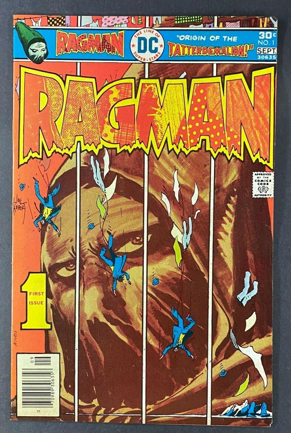 Ragman (1976) #1 FN/VF (7.0) 1st Appearance Ragman Joe Kubert Cover ...