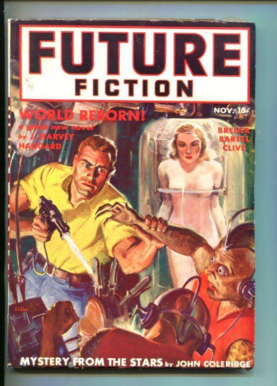 Future Fiction #1-11/1938-Bare Woman-Torture Cover-J W Scott-Sci-Fi-Vf ...
