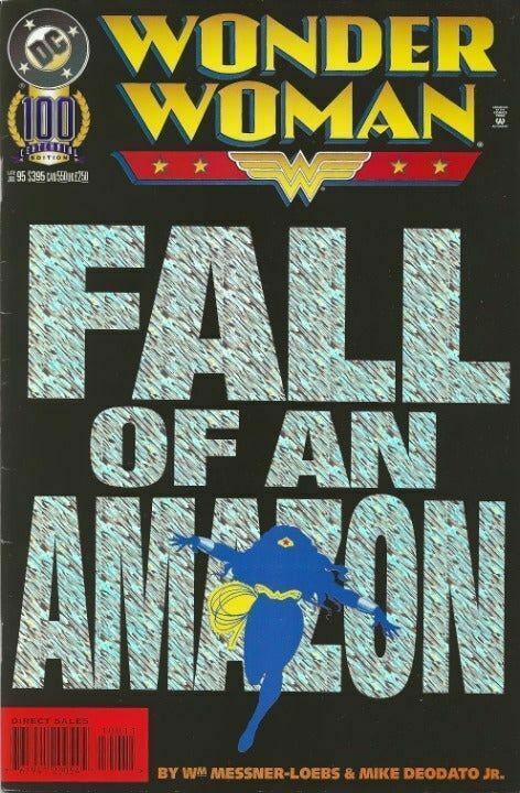Wonder Woman #100 Foil Edition Variant (1995) Vintage Key Comic Death ...