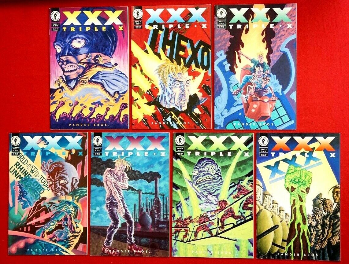 Triple X, Pander Bros. 1-7 issue Dark Horse Comics, complete set ...