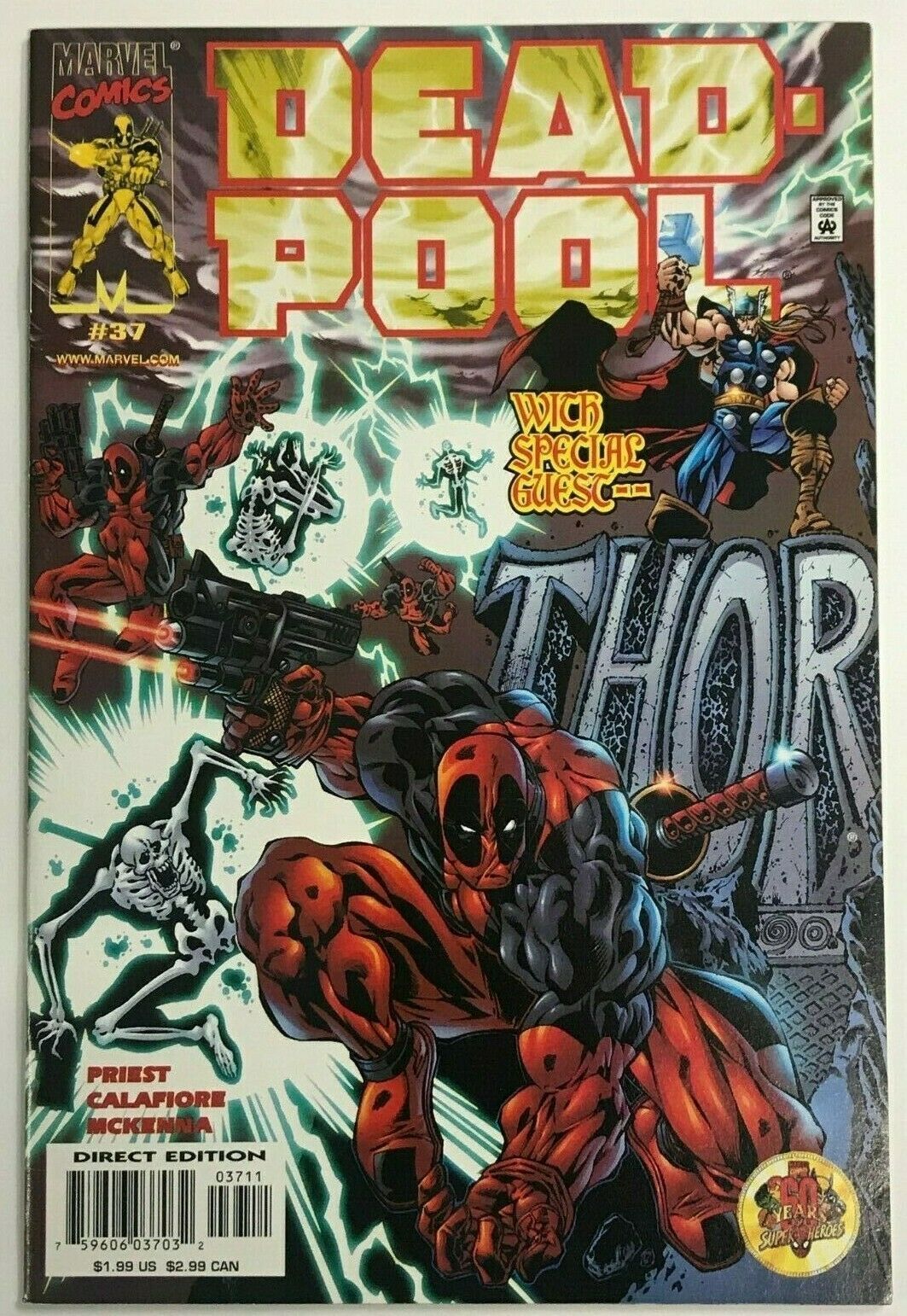 Deadpool37 VF/NM 2000 VS Thor Marvel Comics | Comic Books - Modern Age ...
