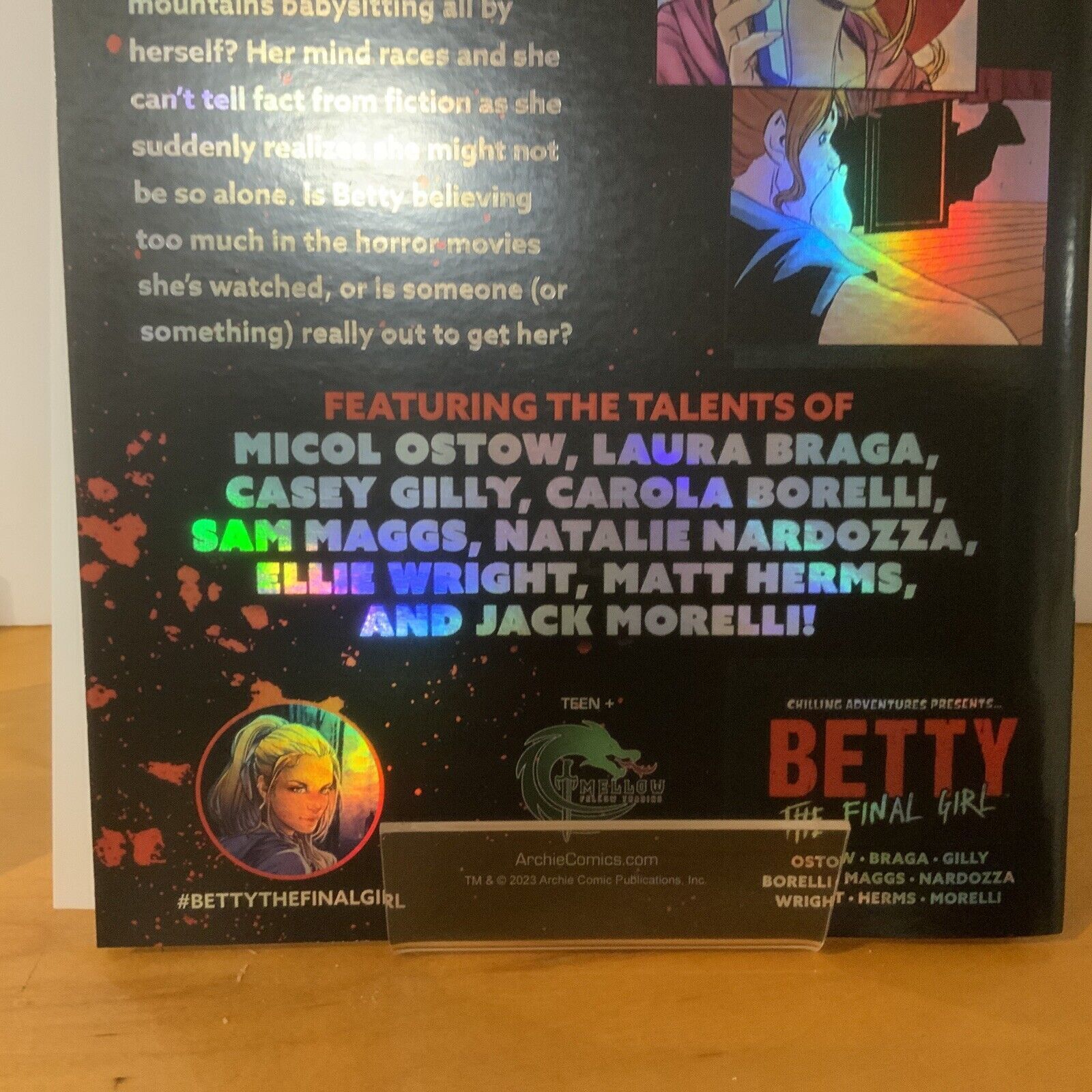 FOIL BETTY THE FINAL GIRL #1 Archie Variant Michael Myers Halloween ...
