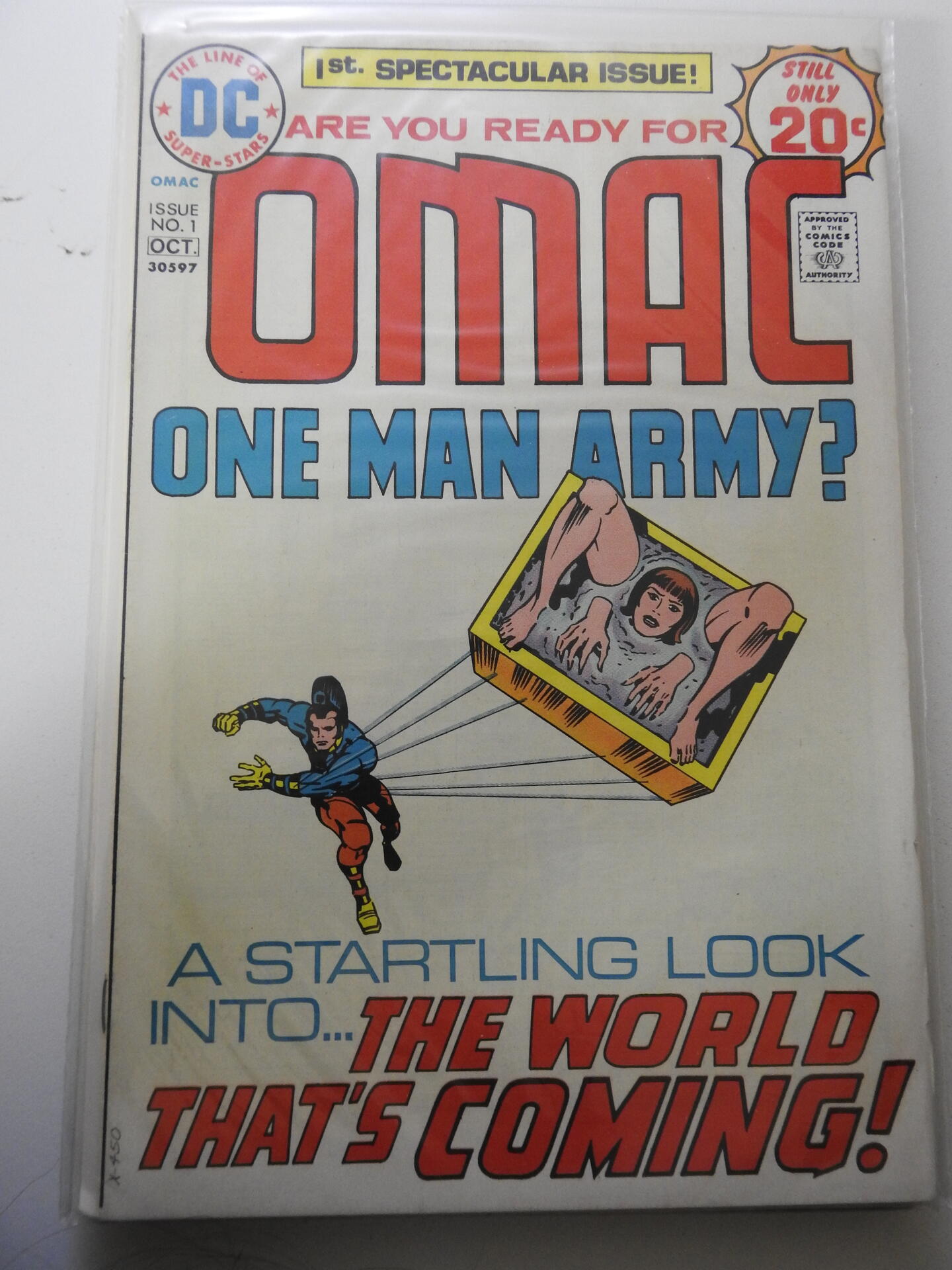 OMAC #1 (1974) | Comic Books - Bronze Age, DC Comics, OMAC, Horror ...