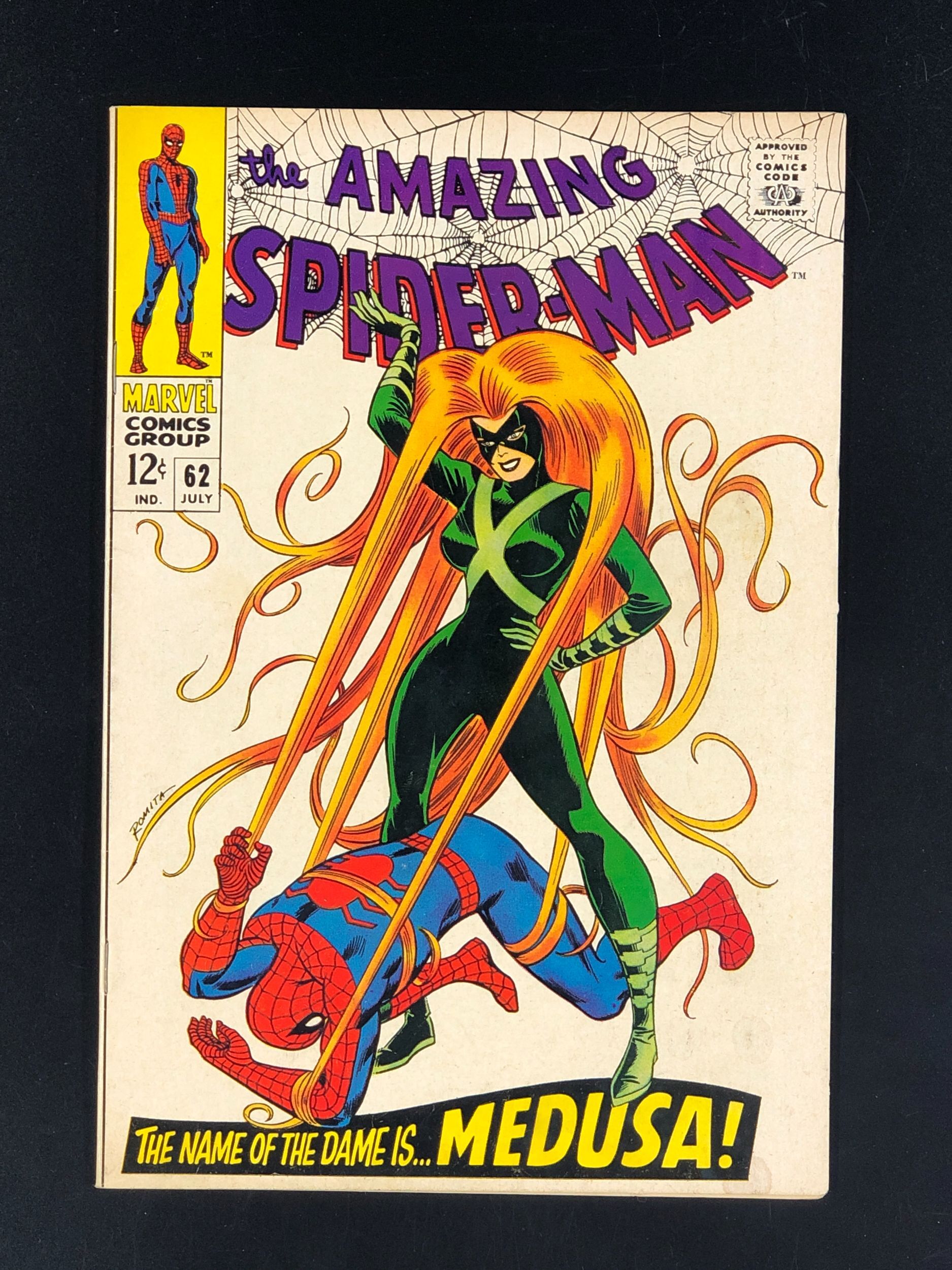 The Amazing Spider-Man #62 (1968) FN+ Iconic Cover by John Romita, See ...