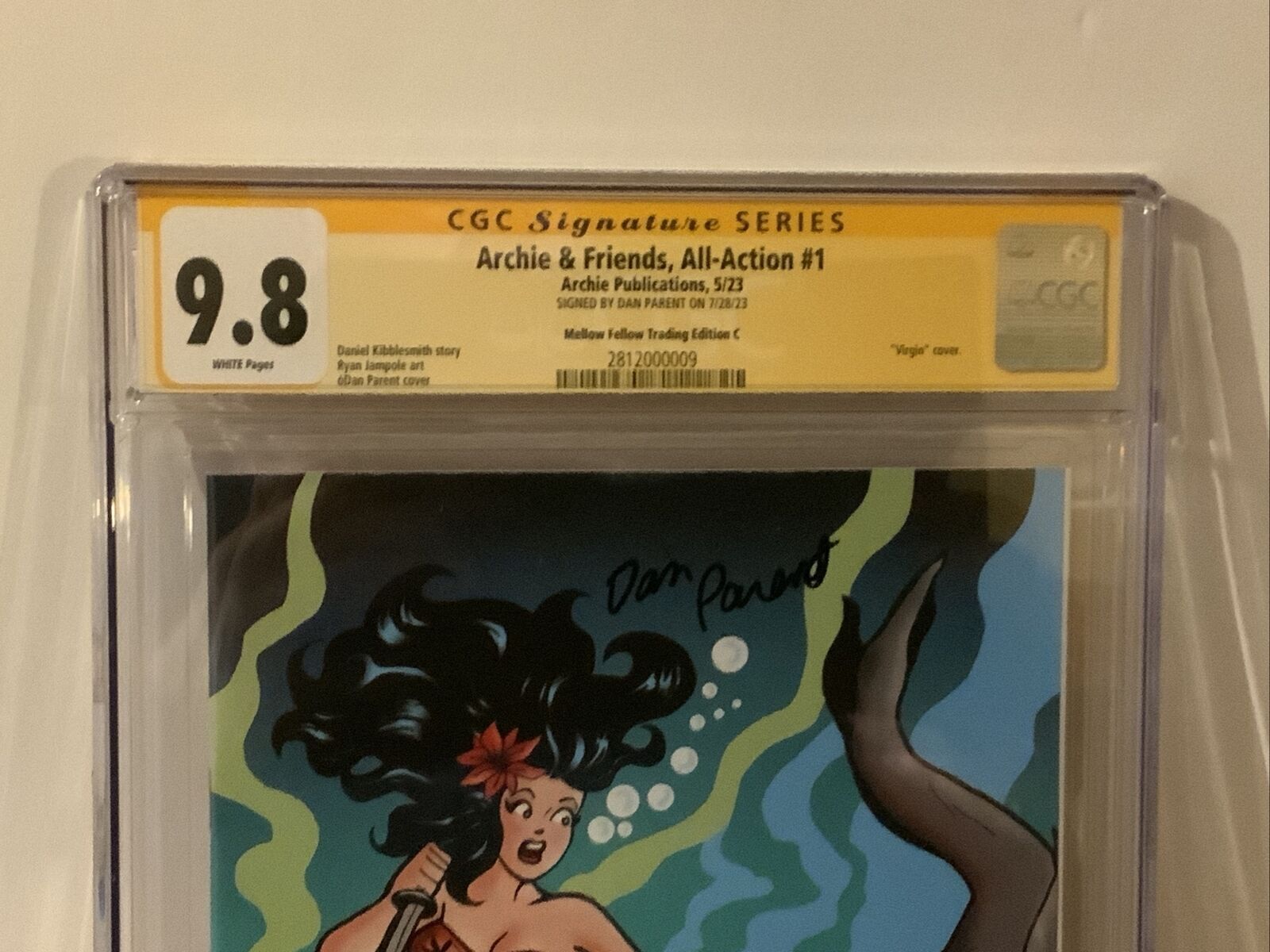 Archie & Friends ALL Action #1 Veronica Seven Seas 4 Signed Dan Parent ...