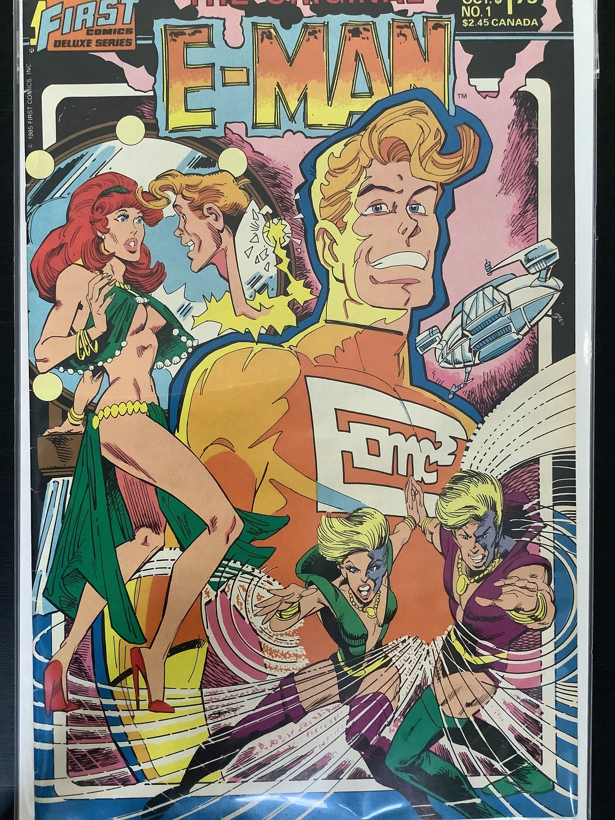 The Original E-Man and Michael Mauser #1 (1985) | Comic Books - Copper ...