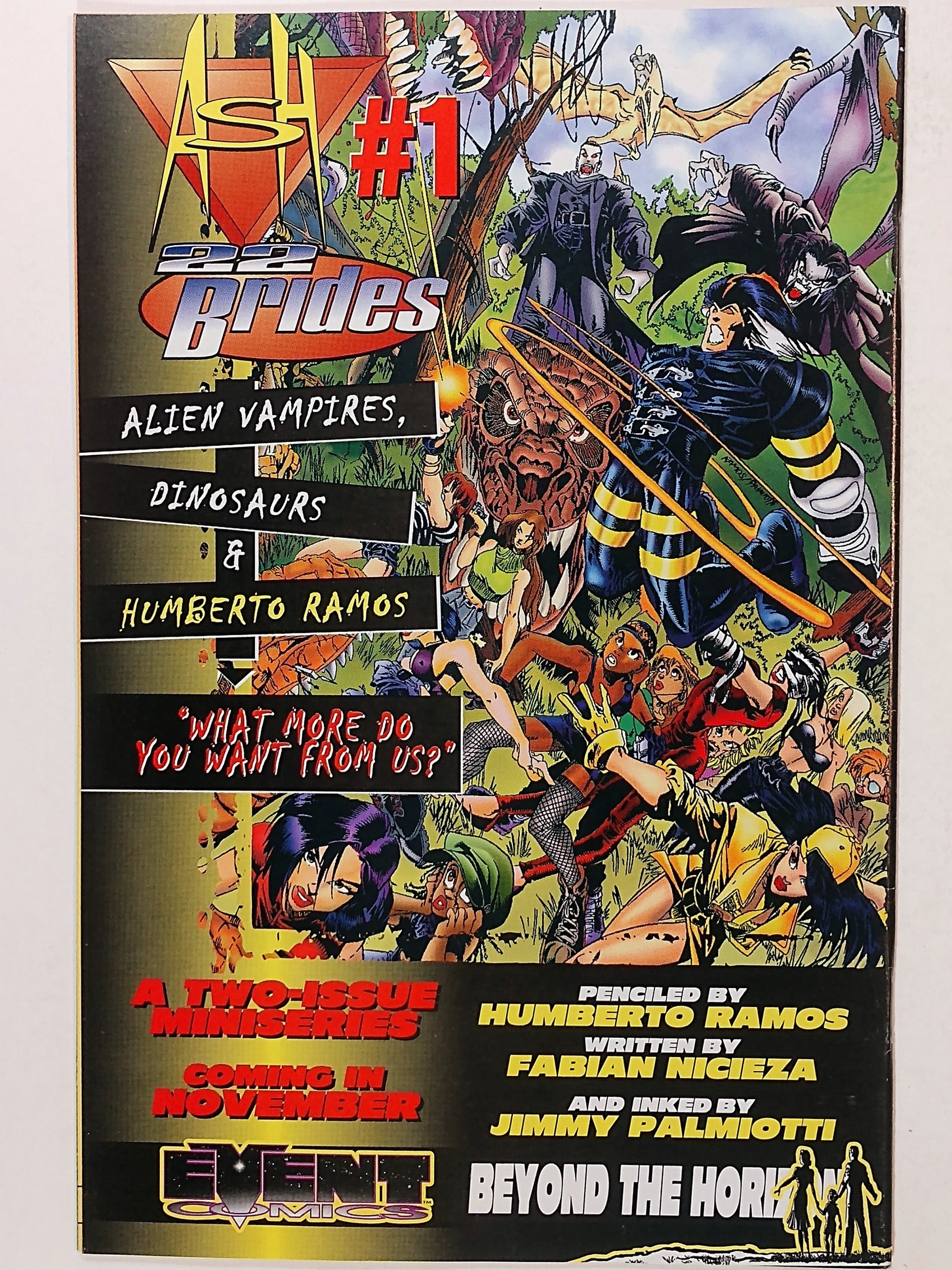 Ash: The Fire Within #1 (6.0, 1996) Hologram w/COA Event Fahrenheit ...