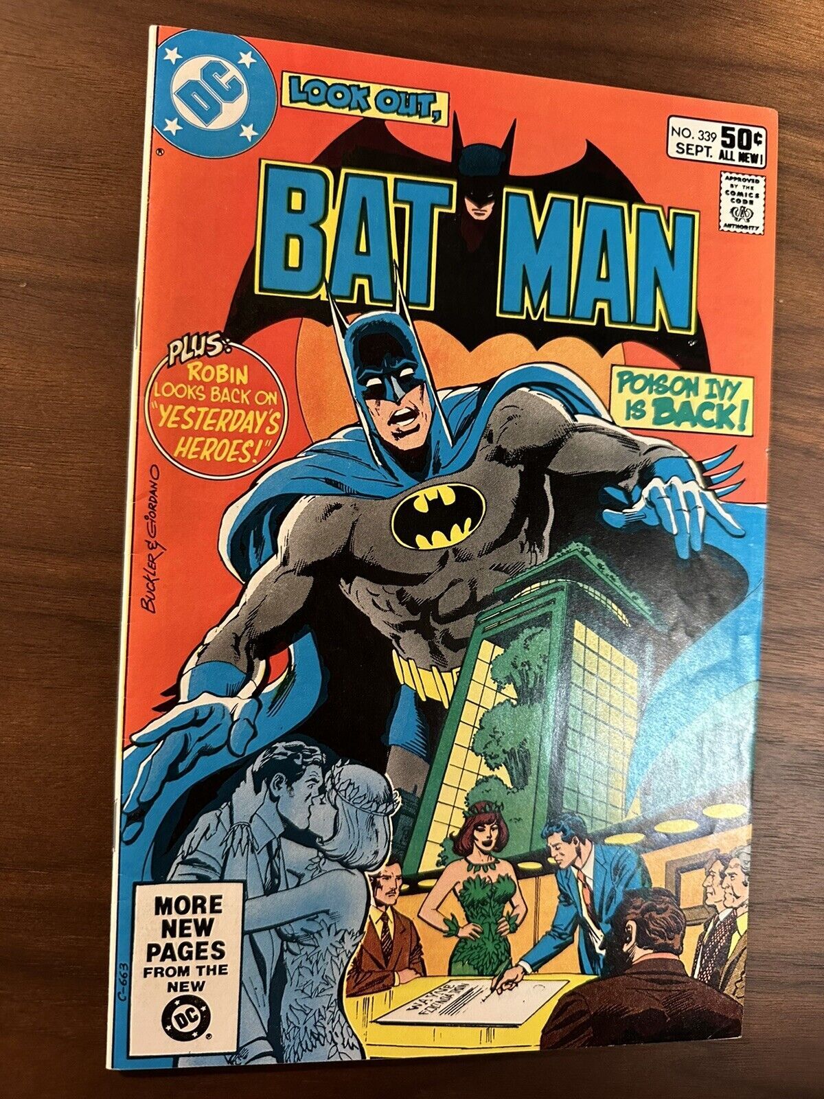Batman #339 FN/VF "A Sweet Kiss of Poison!" (DC 1981) | Comic Books ...
