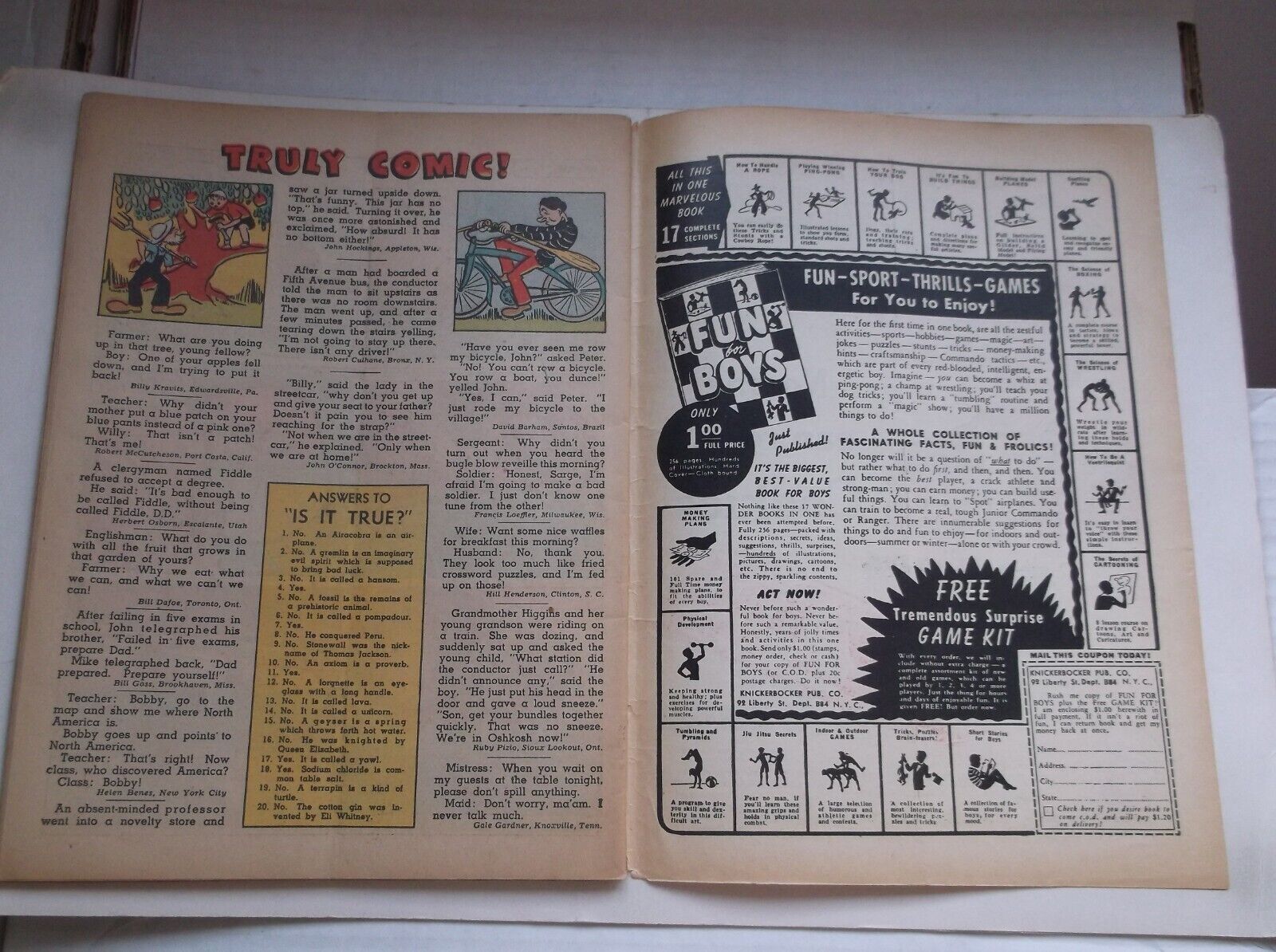 Parent's Magazine Press: True Comics #25, HTF/Vintage Historical GA ...