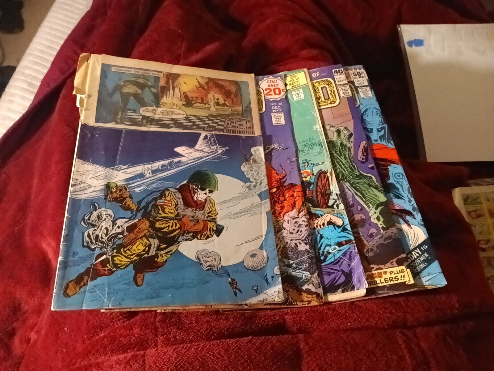 Weird War Tales 14 32 41 79 92 DC Bronze Age Comic Lot Run Set ...