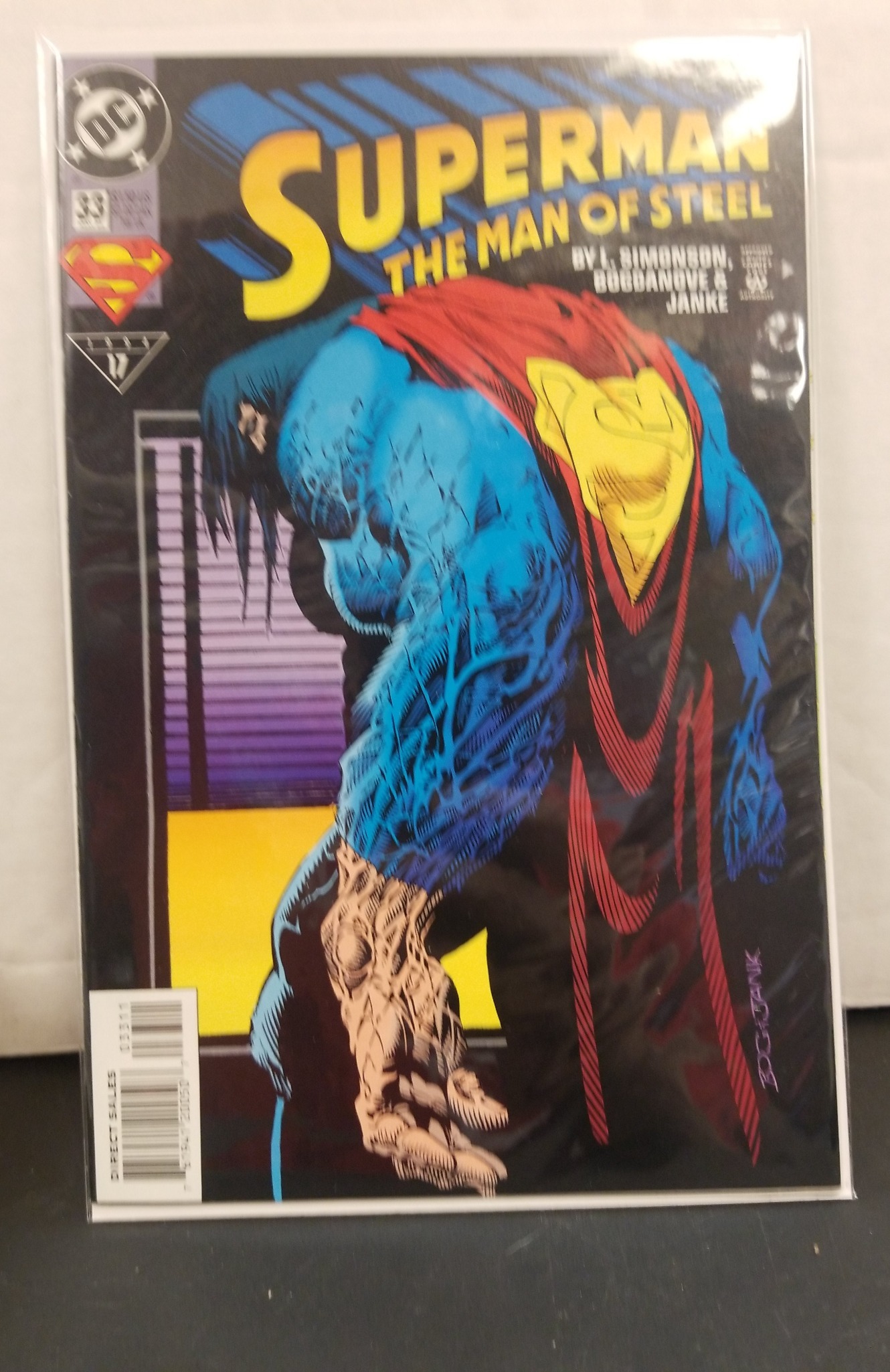 Superman: The Man of Steel #33 DC Universe Corner Box Variant (1994 ...