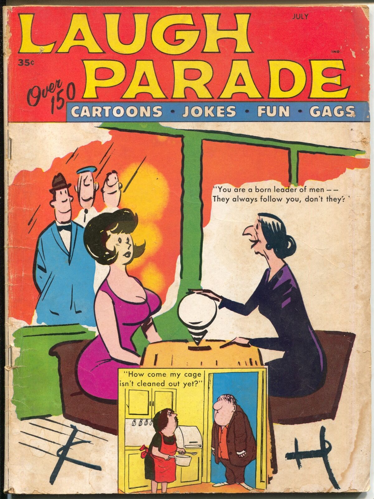 Laugh Parade 7/1967-Marvel-spicy cartoons-cheesecake pix-G | Comic ...