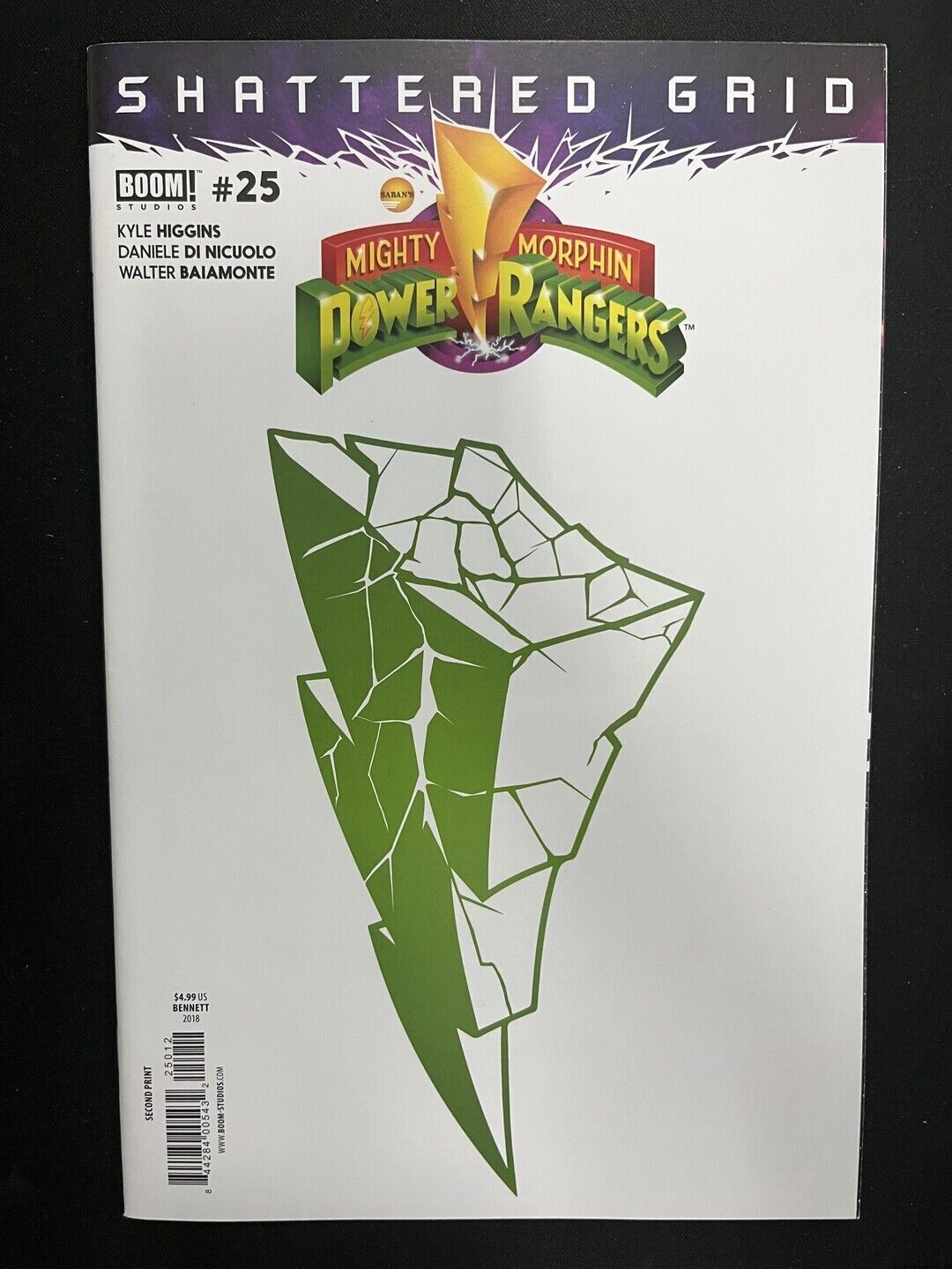 Mighty Morphin Power Rangers Shattered Grid #25 NM 2nd Print Boom ...