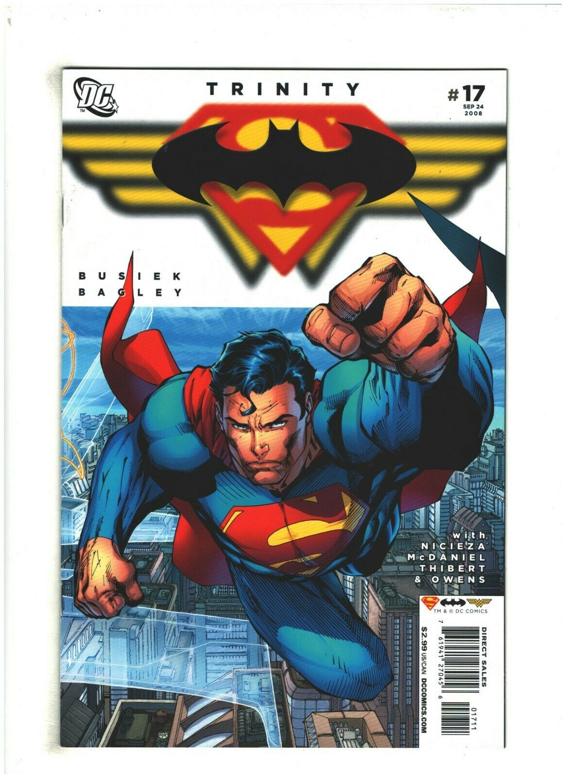 Trinity #17 NM- 9.2 DC 2008 Superman, Batman & Wonder Woman Jim Lee ...
