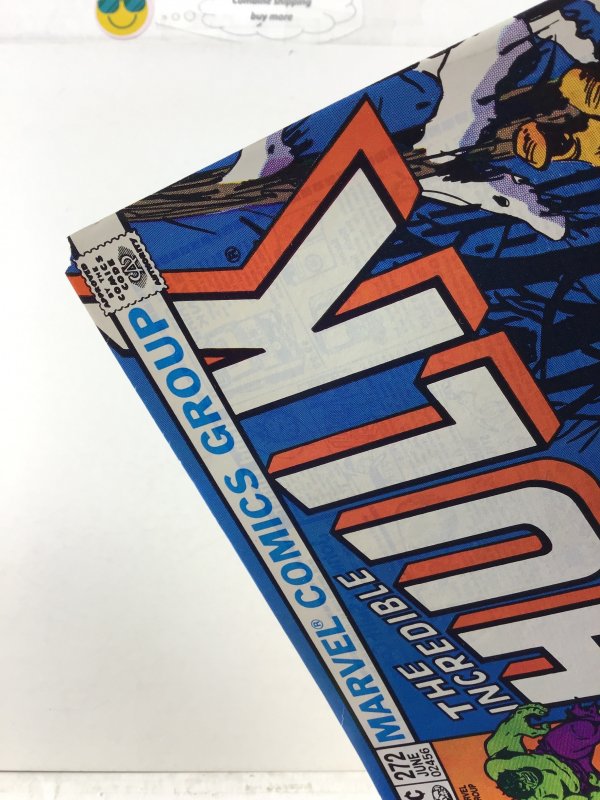 The Incredible Hulk #272 (1982)3rd app rocket racoon banner ...