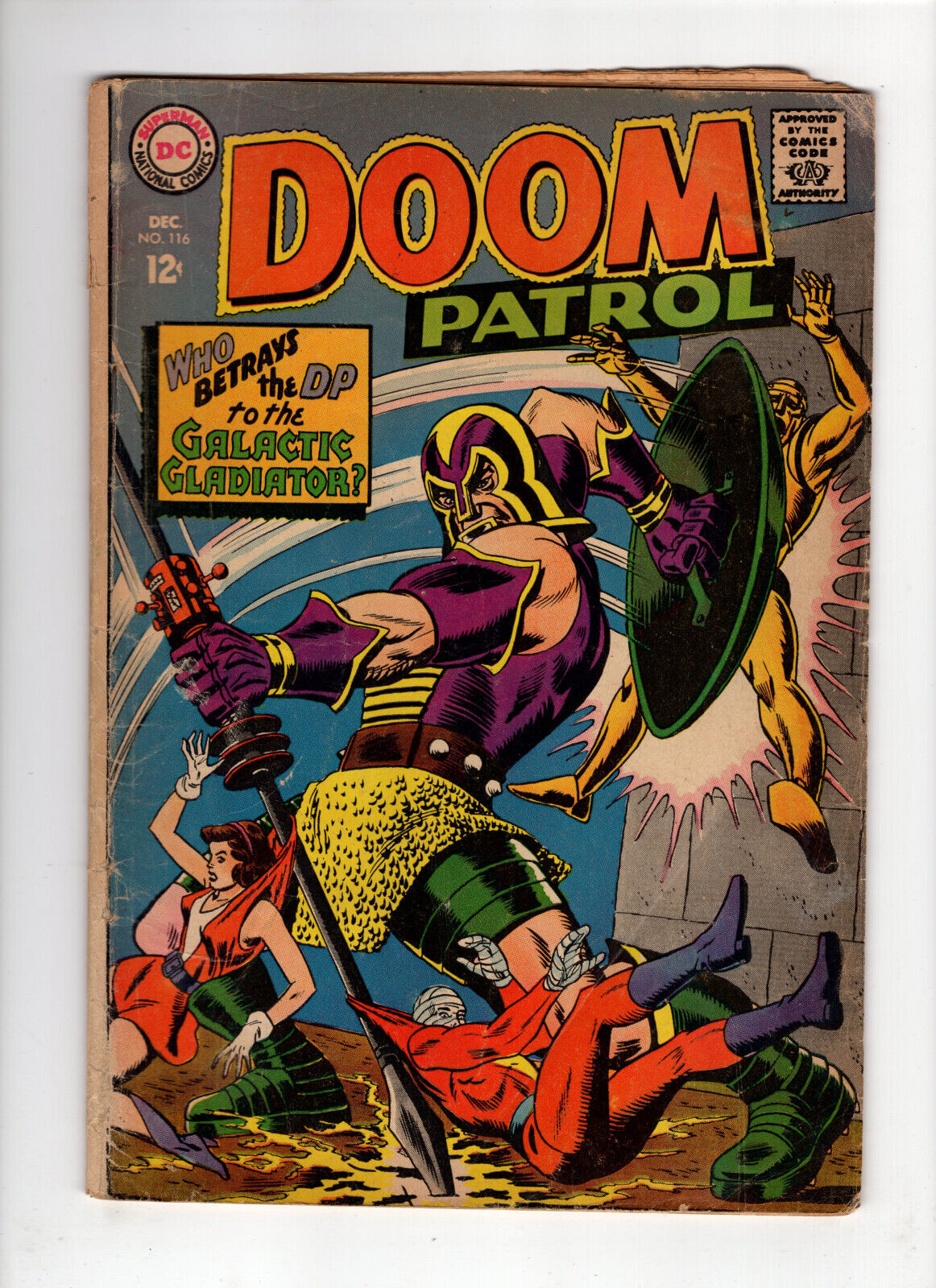Doom Patrol #116 (1967, DC Comics) Low Grade | Comic Books - Silver Age ...