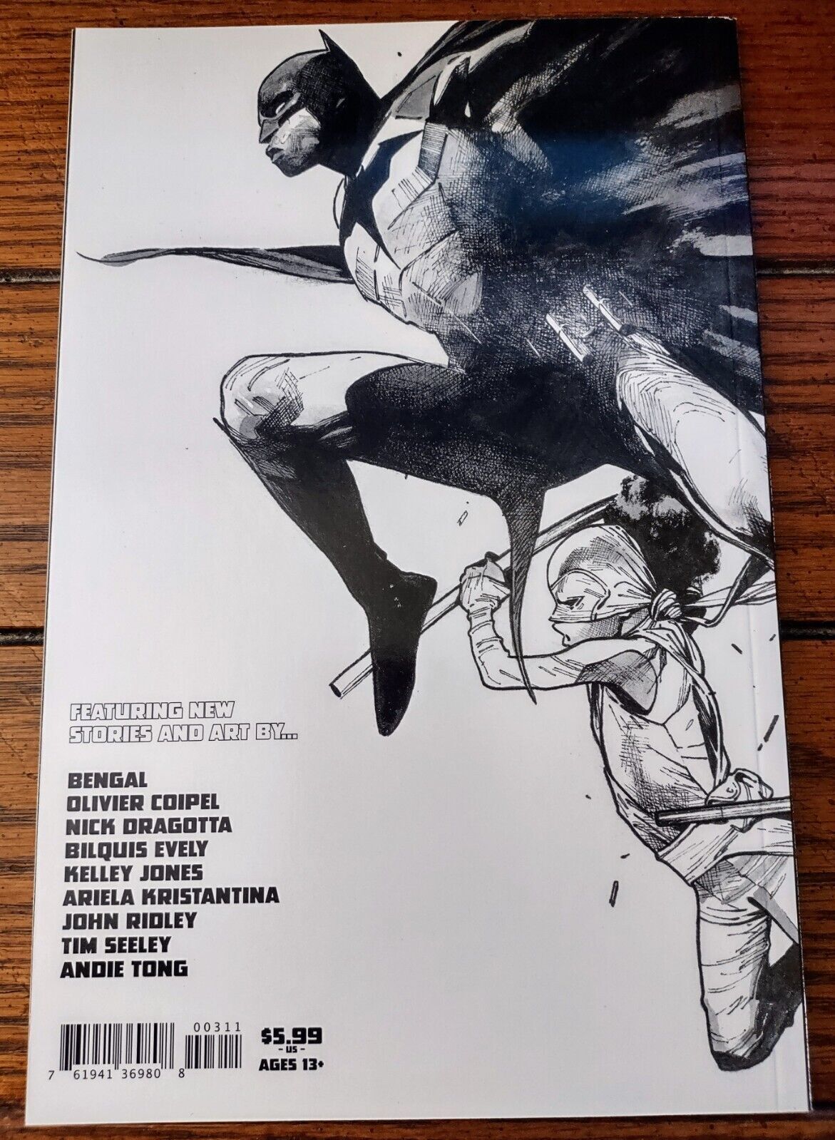 Batman: Black And White 3 NM Joshua Middleton Variant Cover Key Issue ...