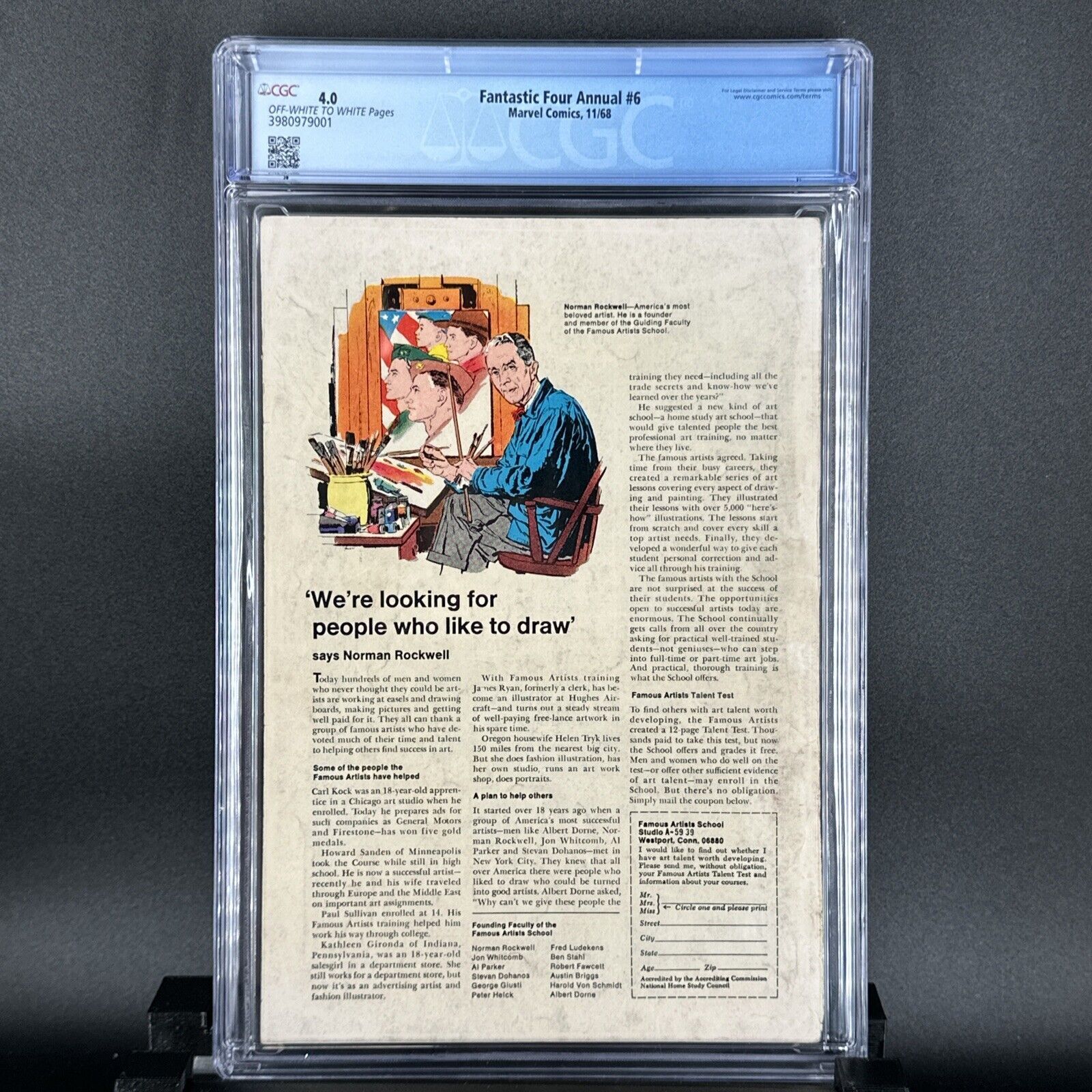 Fantastic Four Annual #6 CGC 4.0 1st Appearance Franklin Richards ...