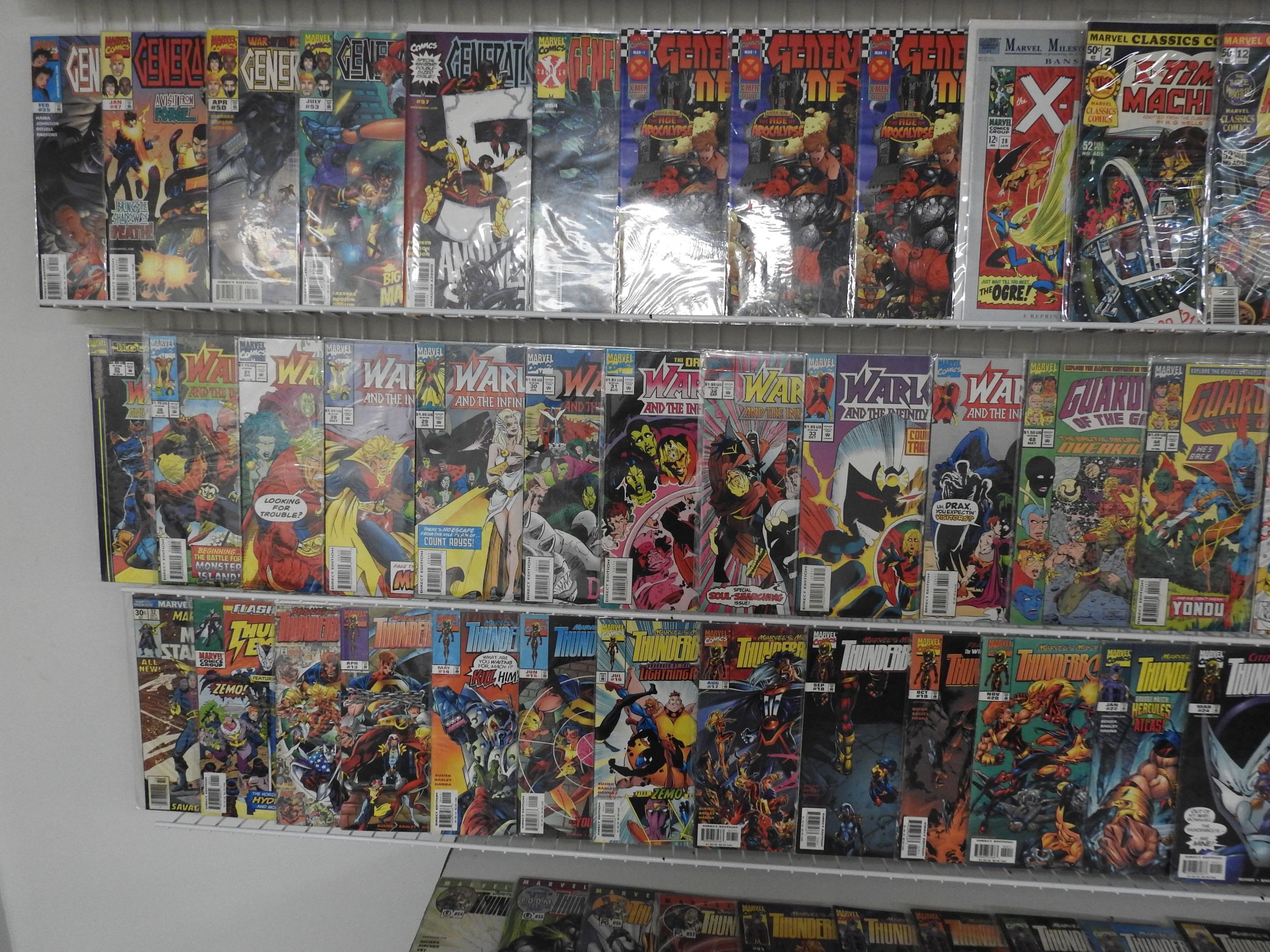 Huge Lot of 160+ Comics W/ GOTG, The New Mutants, Warlock! Avg. FN/VF ...