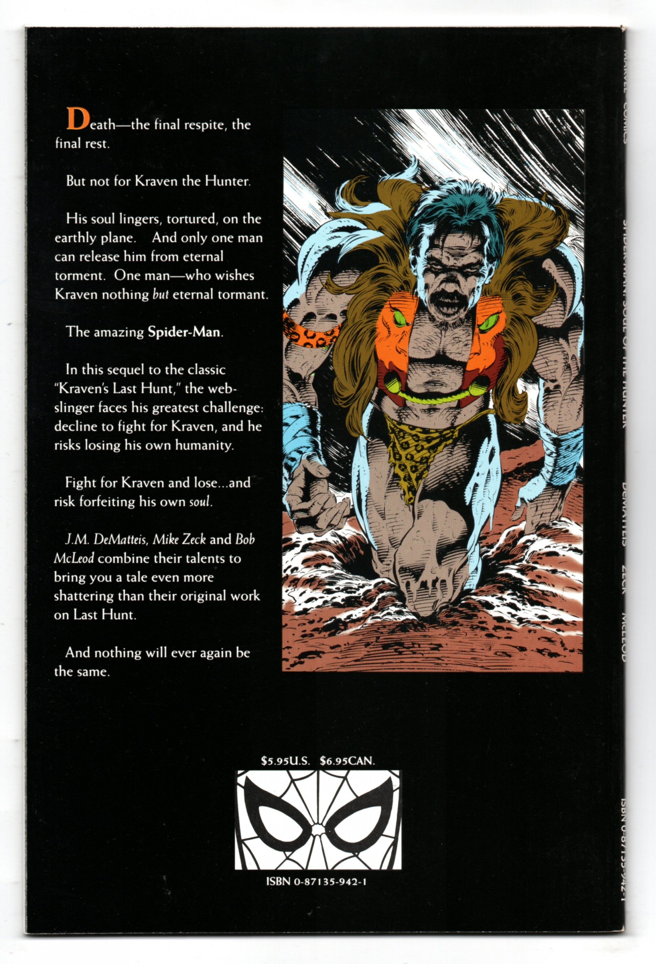 Amazing Spider-Man: Soul of the Hunter #01 (1992) Mike Zeck | One-Shot ...