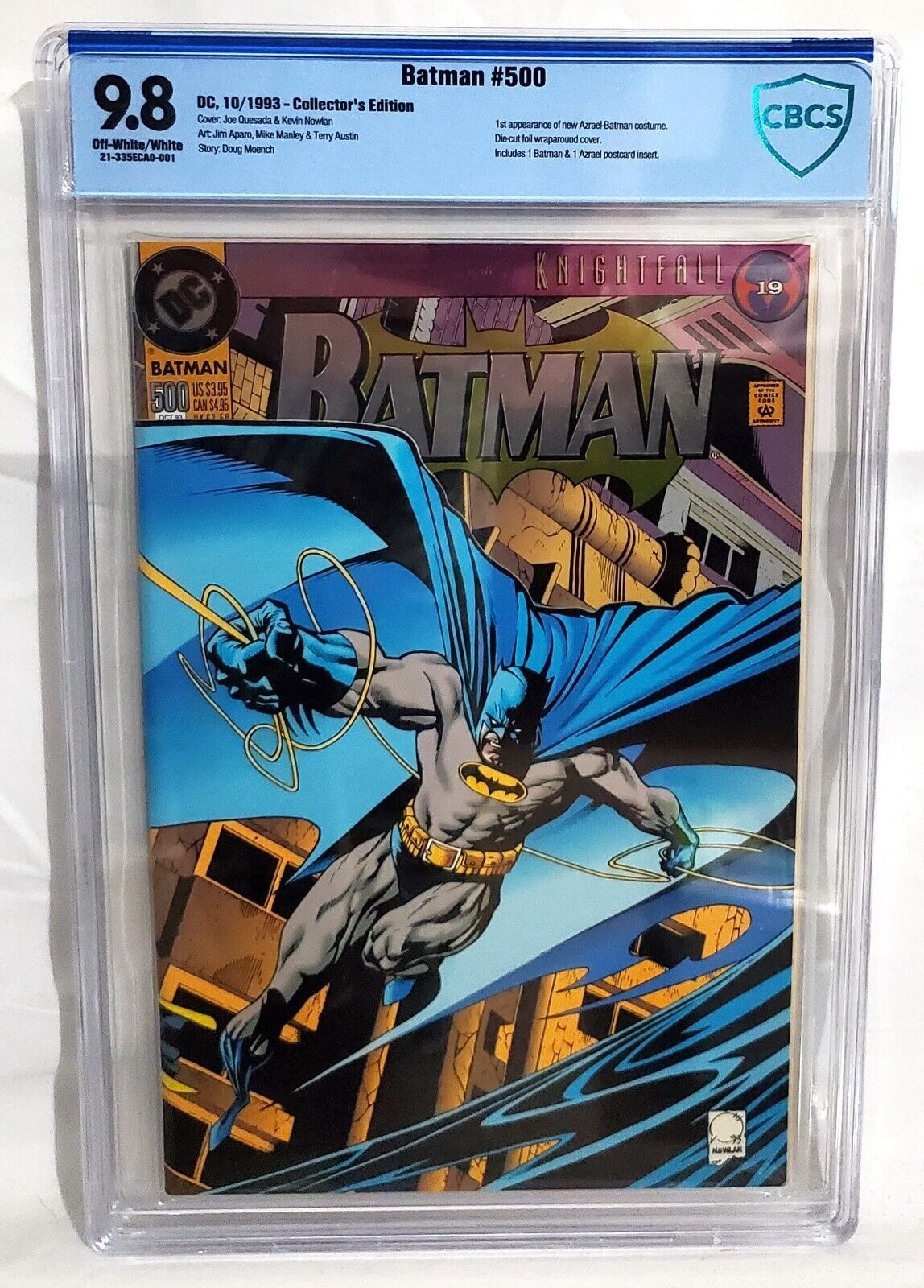 BATMAN #500 Collector's Edition CBCS 9.8 1st Azrael Batman (DC 1993 ...
