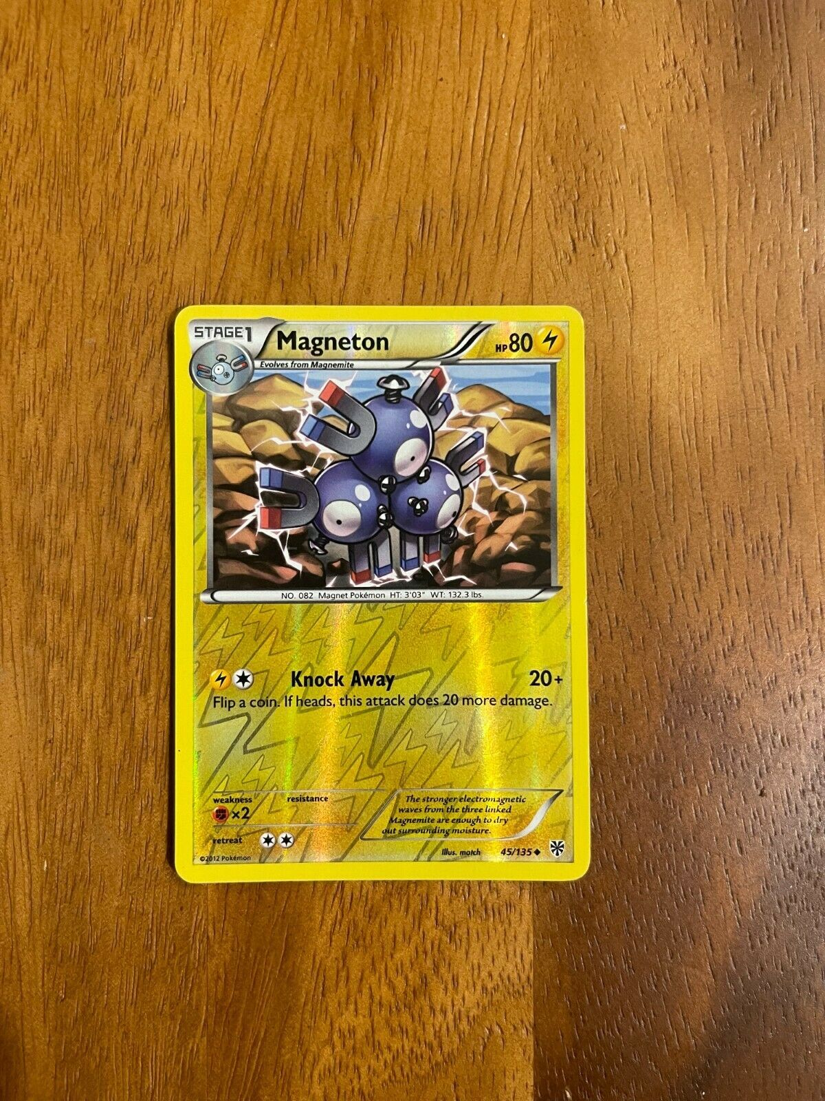 Magneton Pokemon Card