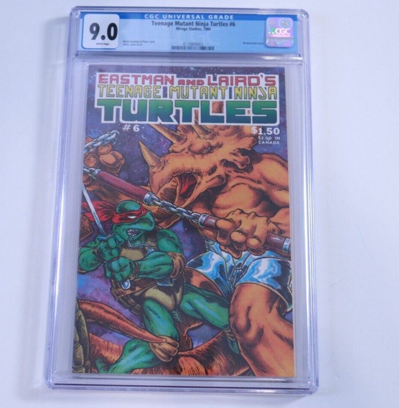 Teenage Mutant Ninja Turtles #6 CGC 9.0 1986 Mirage Eastman Laird ...