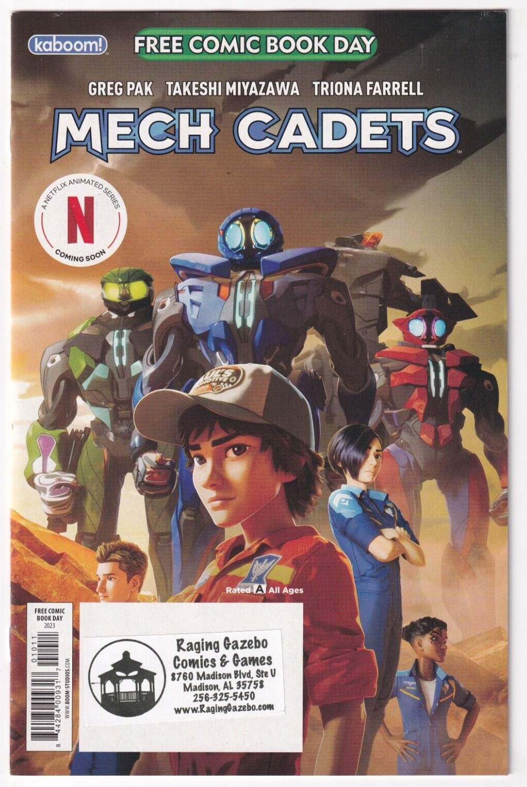 Mech Cadets Free Comic Book Day FCBD May 2023 Kaboom! Greg Pak Takeshi ...
