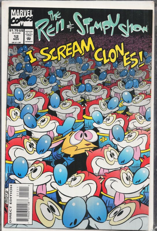 The Ren & Stimpy Show #12 (1993) Commander Höek & Cadet Stimpy | Comic ...