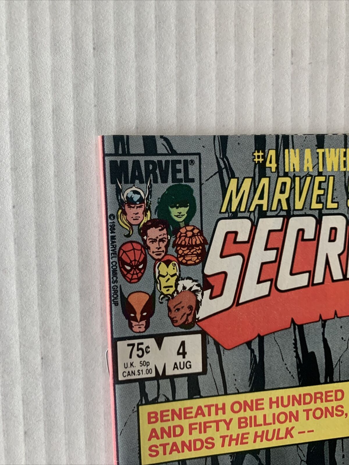 Marvel Super Heroes Secret Wars #4 High Grade | Comic Books - Copper ...