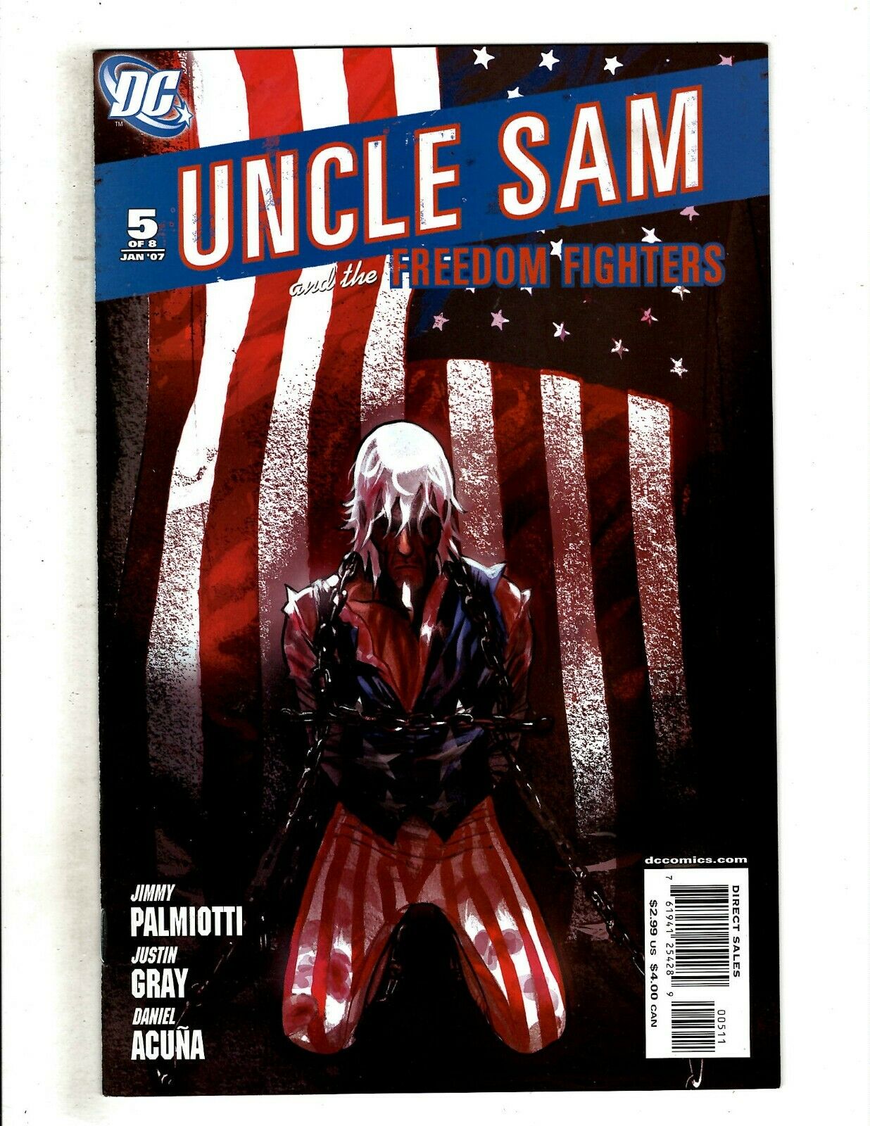 12 DC Comics Uncle Sam 1 2 3 4 5 6 Freedom Fighters 3 Blood + Water 1 2 ...