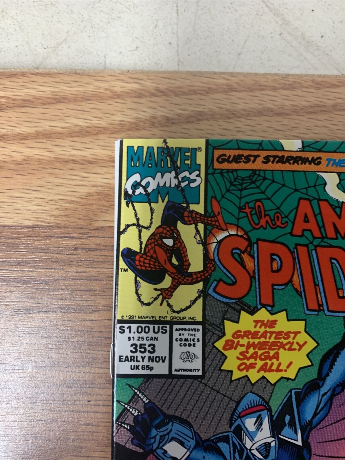 Marvel Comics - The Amazing Spider-Man - Early November 1991 - No. 353 ...