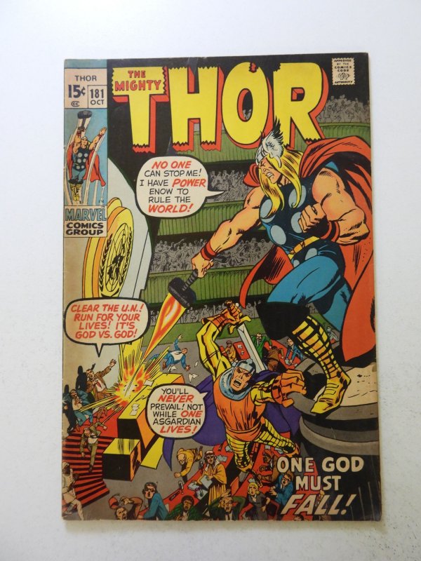 Thor #181 (1970) VG condition | Comic Books - Bronze Age, Marvel, Thor ...