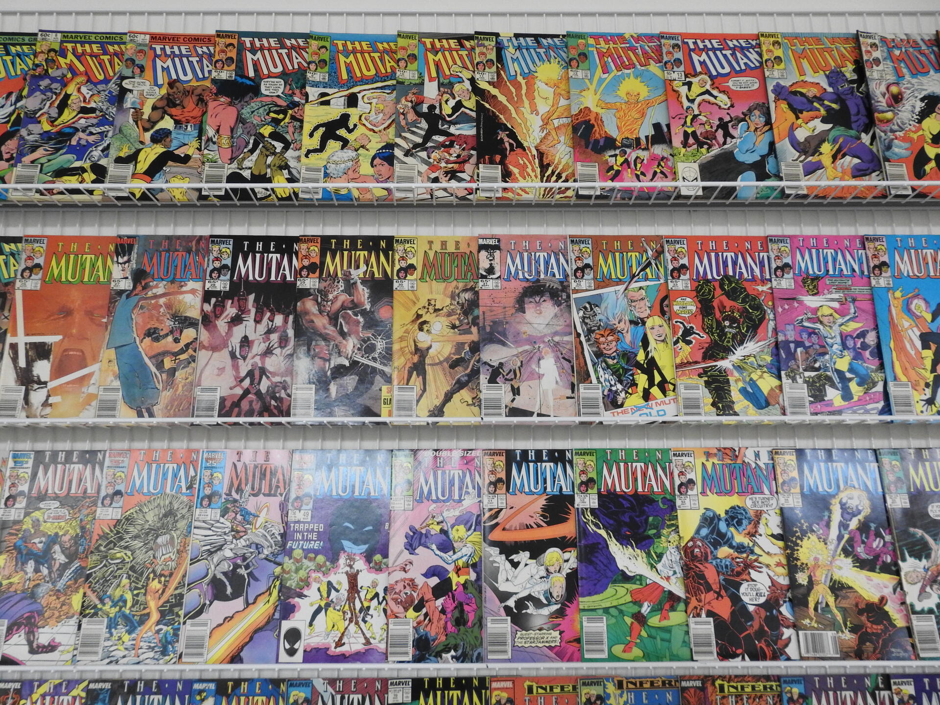 The New Mutants #1-100 Complete Set W/ Annuals Avg Fine/VF Condition ...
