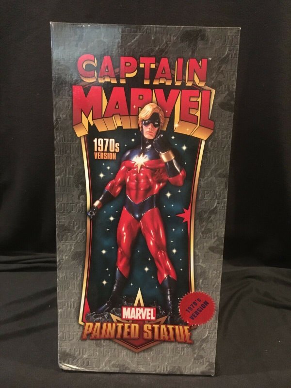 CAPTAIN MARVEL Bowen Designs Full Size Painted Statue 70s Version 453/ ...