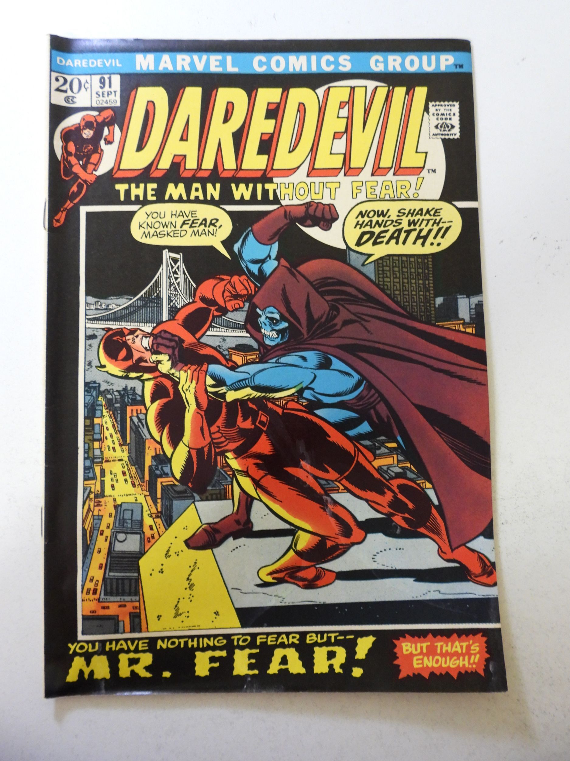 Daredevil #91 (1972) VG Condition stains fc | Comic Books - Bronze Age ...