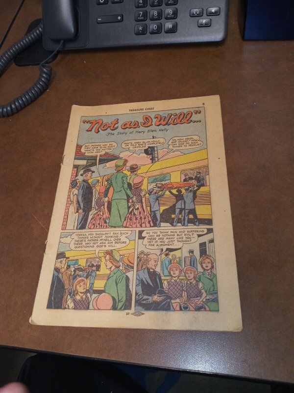 Treasure Chest Of Fun And Fact 15 Issue Golden Age Comics Lot Run Set ...