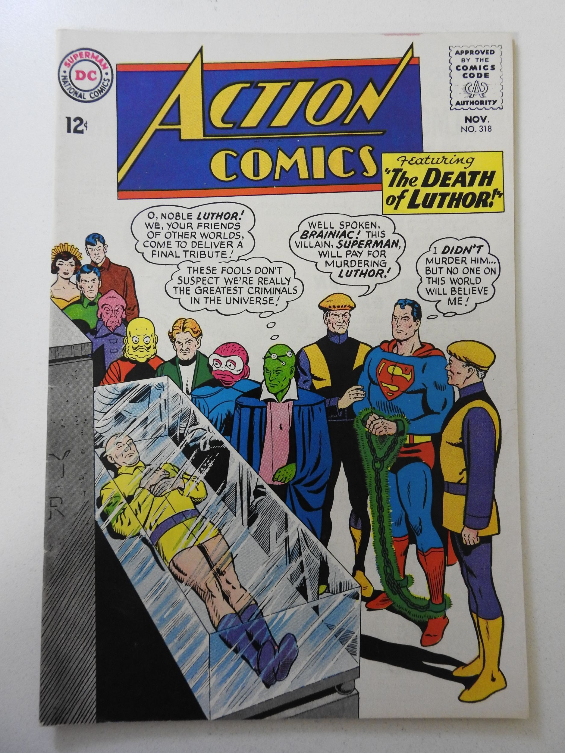 Action Comics #318 (1964) GD+ Condition centerfold detached | Comic ...