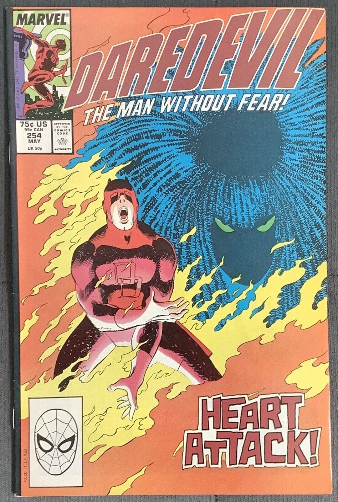 Daredevil #254 (1988, Marvel) 1st Appearance and Origin of Typhoid Mary ...