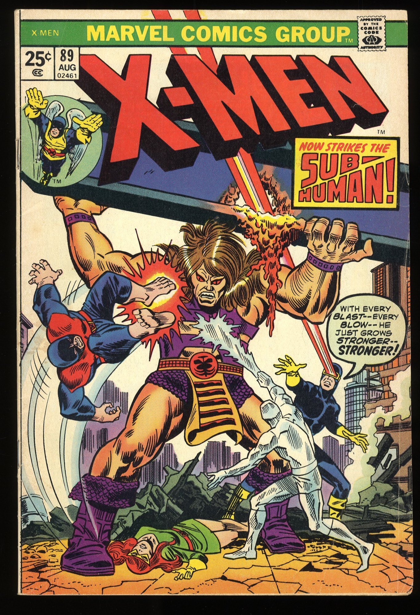 X-Men #89 Cyclops Appearance! Ice-Man! Roy Thomas! | Full Runs & Sets ...