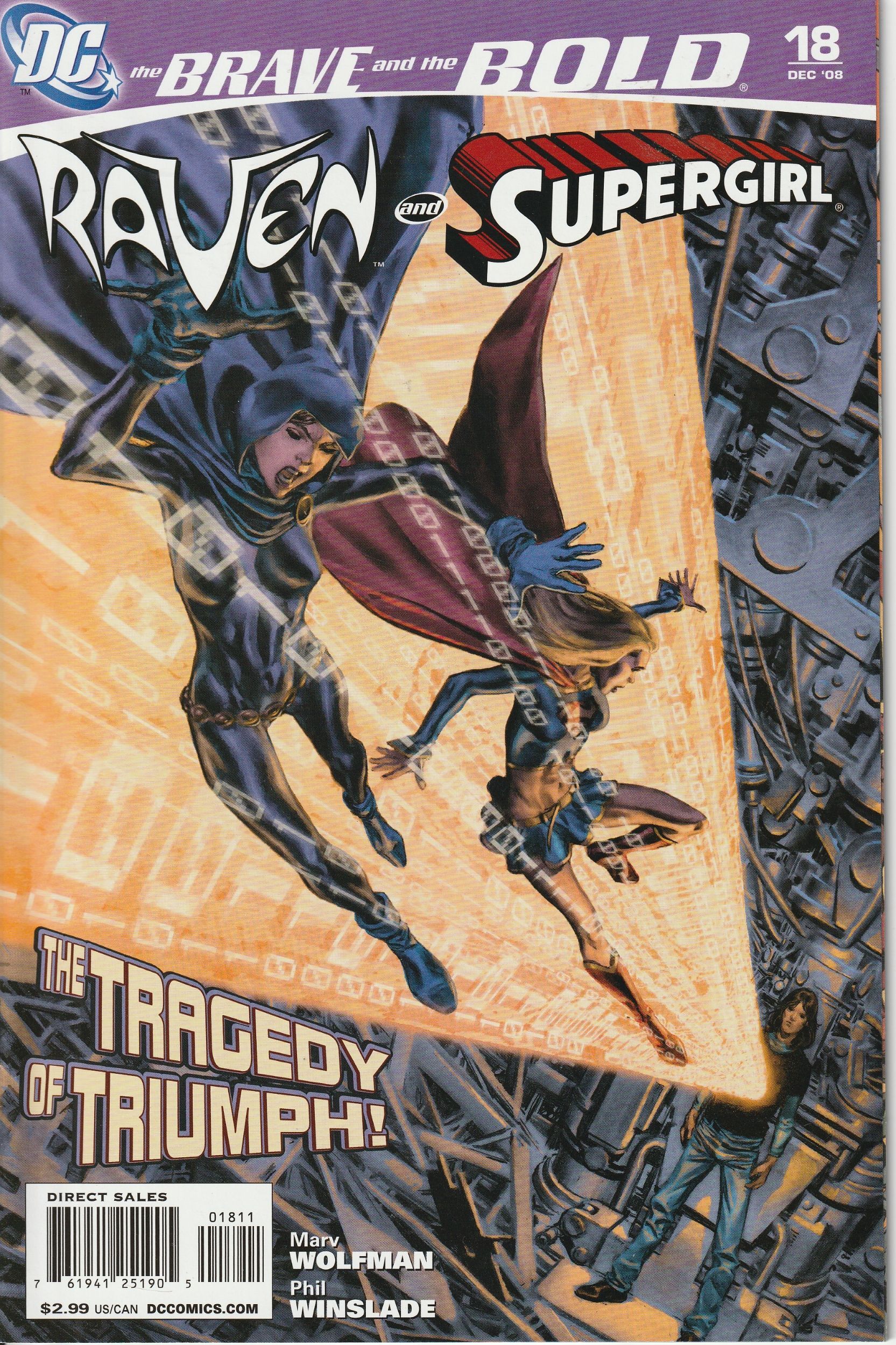 The Brave and the Bold #18 (2008) Raven and Supergirl | Comic Books ...