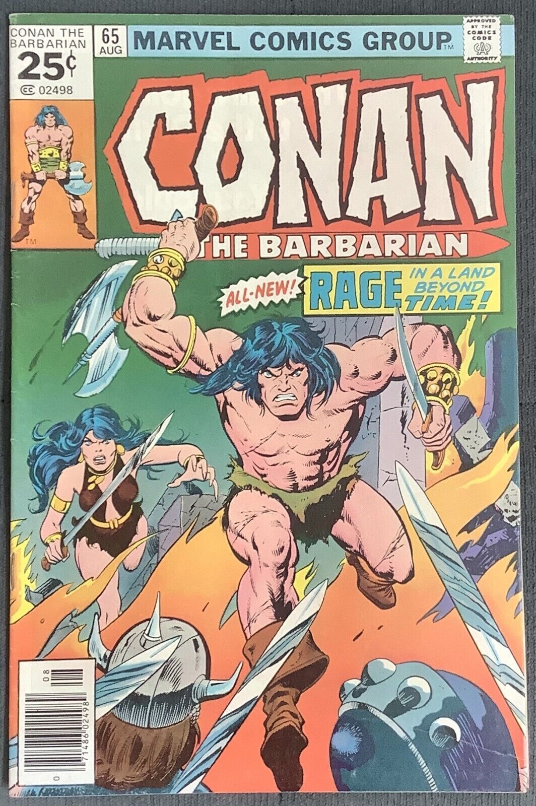 Conan the Barbarian #65 (1976, Marvel) Limited Distribution. VF ...