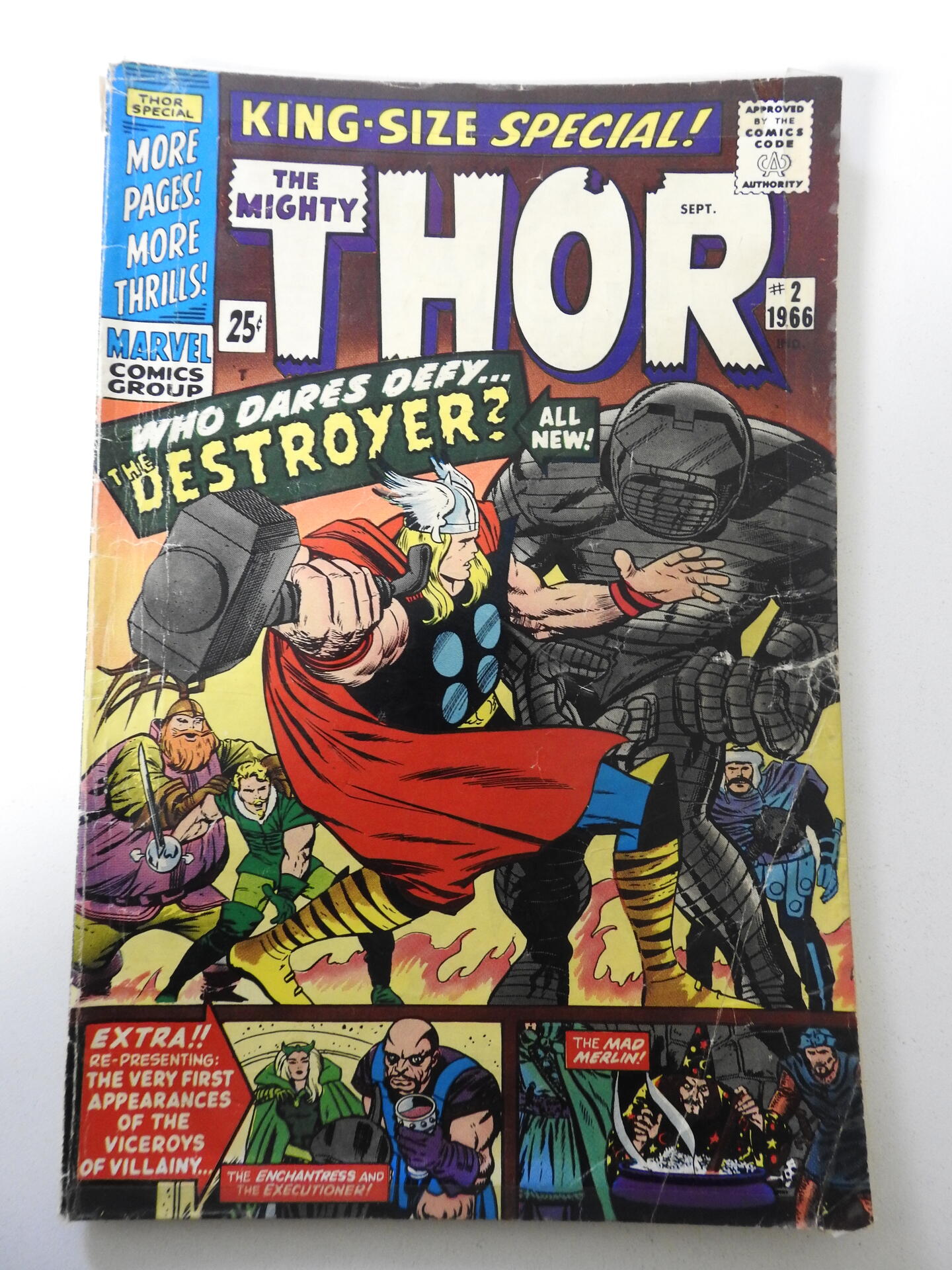 Thor Annual #2 (1966) GD Condition tape around edges of fc | Comic ...