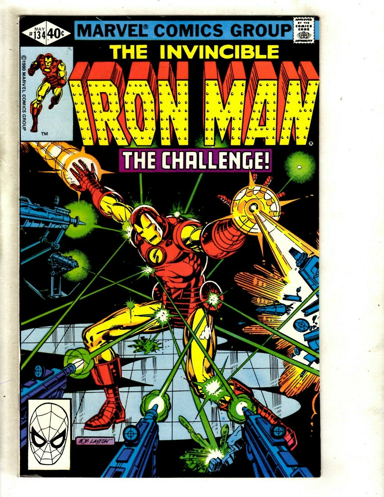Lot Of 8 Iron Man Marvel Comic Books # 134 135 136 137 138 139 140 141 ...