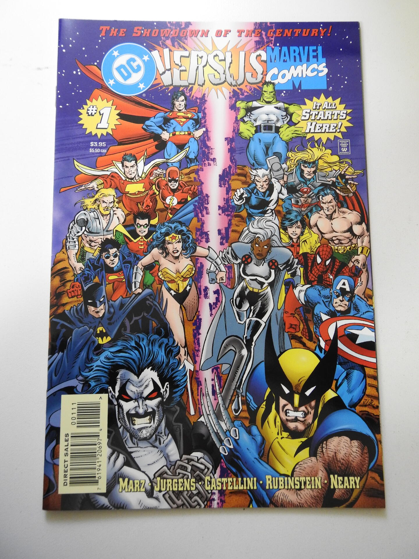 DC Versus Marvel/Marvel Versus DC #1 (1996) | Comic Books - Modern Age ...