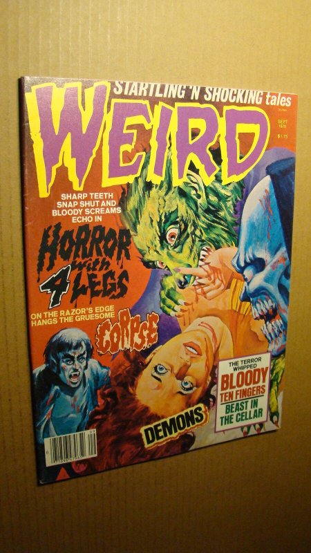 Weird 3 August 1979 *High Grade* Rare Eerie Publication Famous Monsters ...