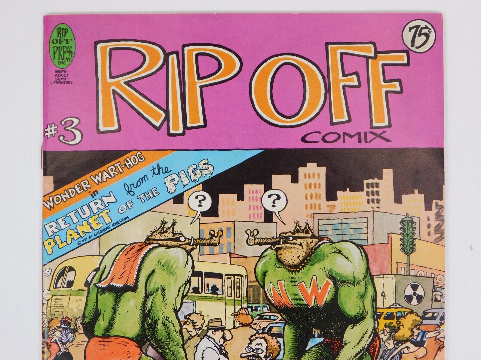 RIP OFF COMIX #3- Freak Brothers Wonder Warthog- 1st Print Underground Comic | Comic Books ...