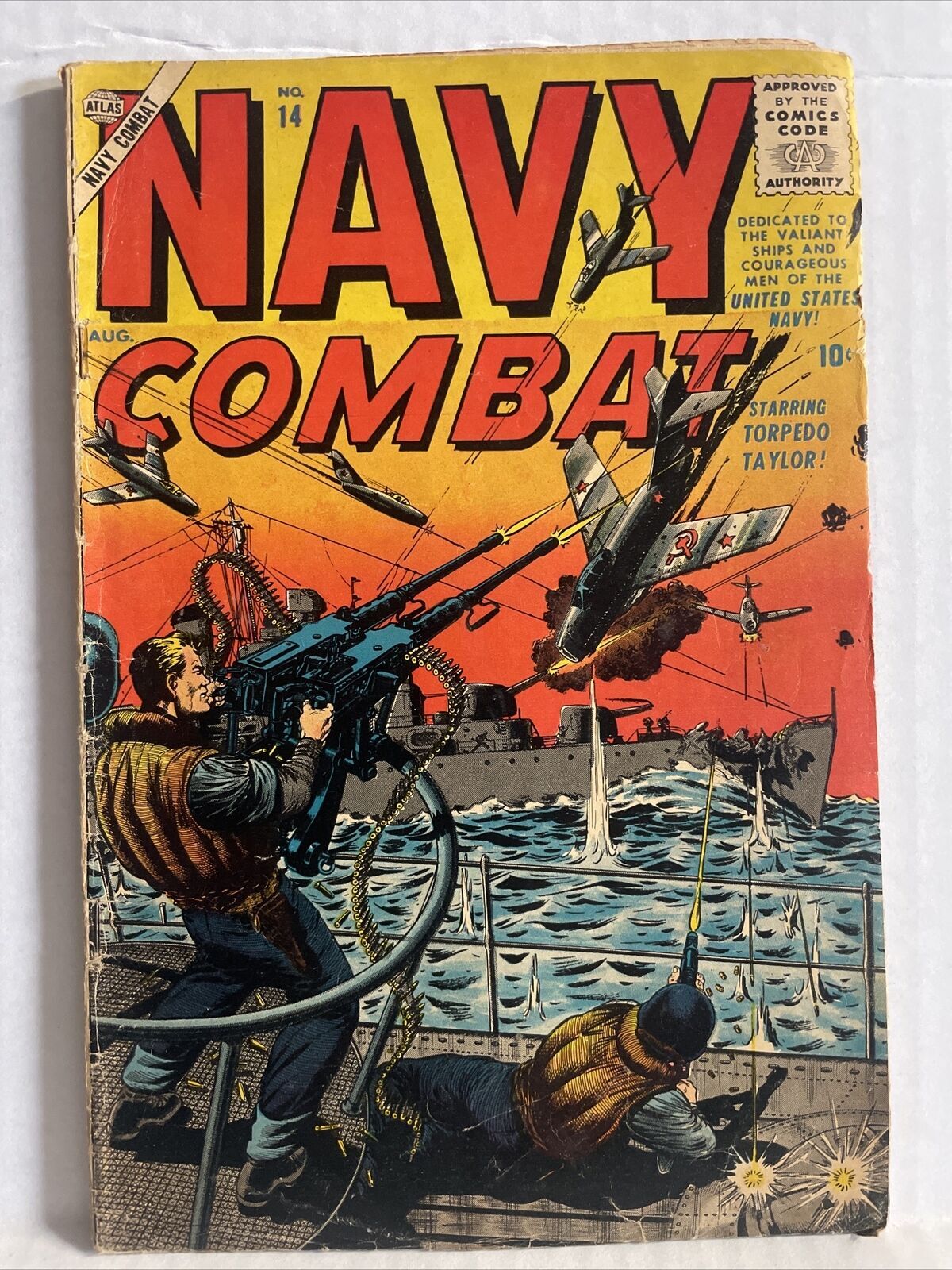 Navy Combat #14 1957 Atlas | Comic Books - Silver Age, Marvel, War ...